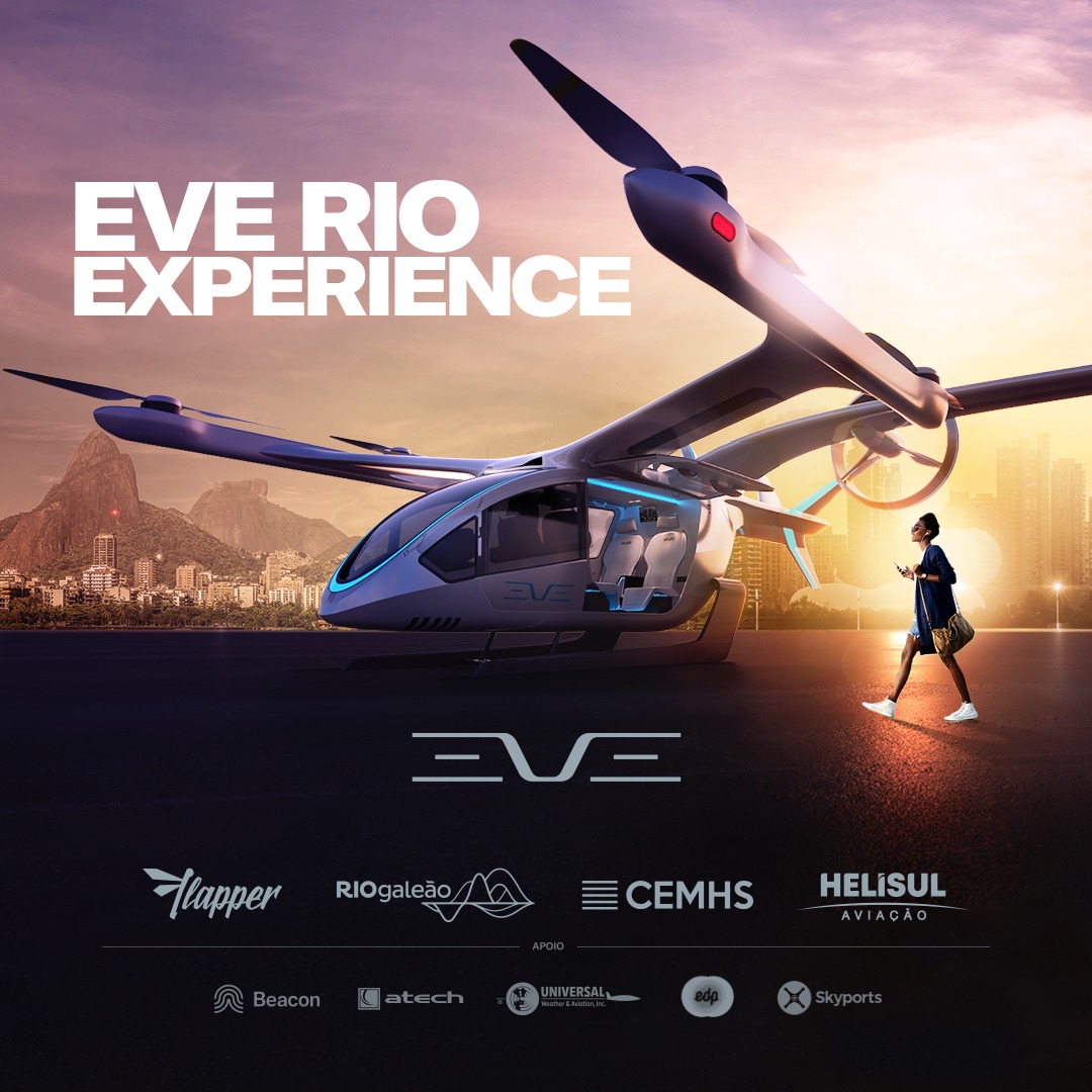Eve's Urban Air Mobility simulation in Rio de Janeiro starts in ...